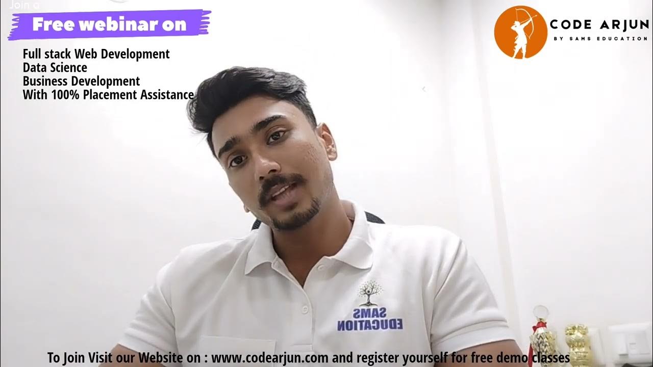 Join Webinar and get Free Demo Classes | Code Arjun - YouTube