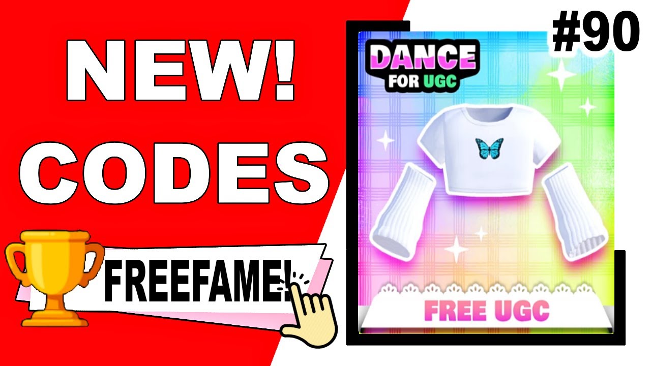 *NEW* CODES DANCE FOR UGC TODAY 2024 - ROBLOX DANCE FOR UGC CODES #90 ...