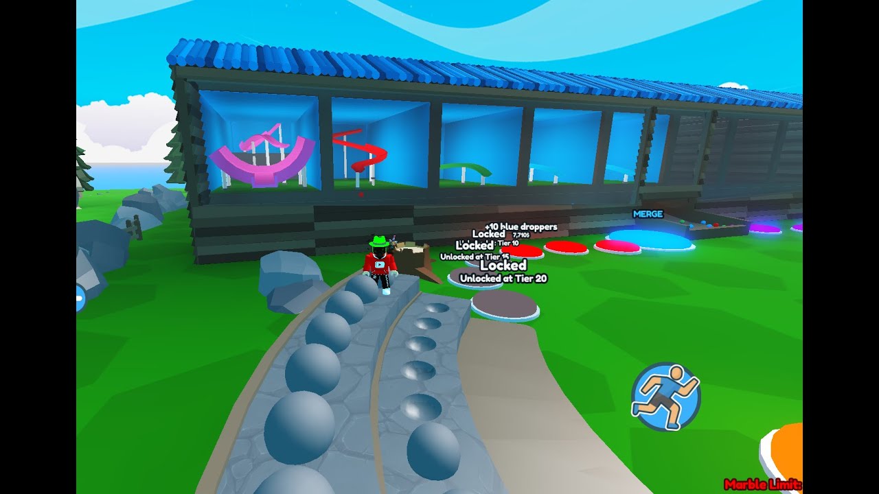 Creating Colored Marbles [Marble Merge Tycoon] - ROBLOX - YouTube