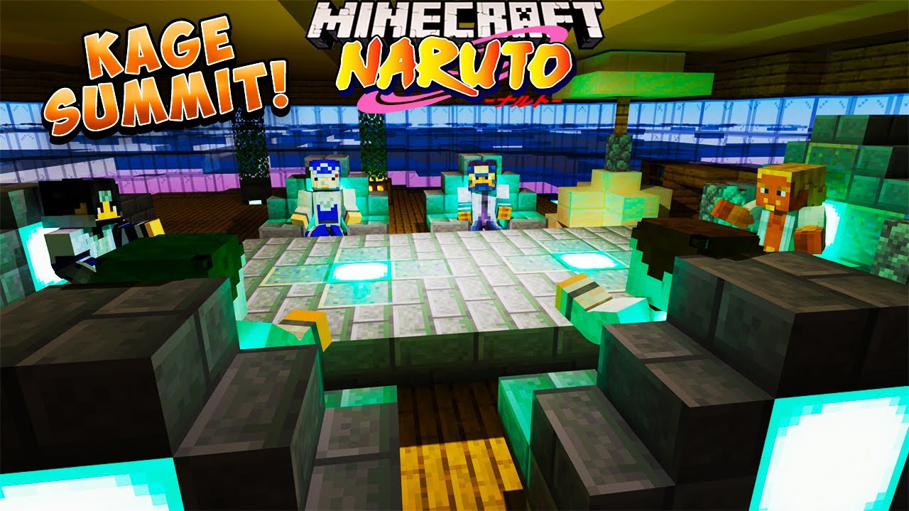 KAGE SUMMIT In Naruto Minecraft! - YouTube