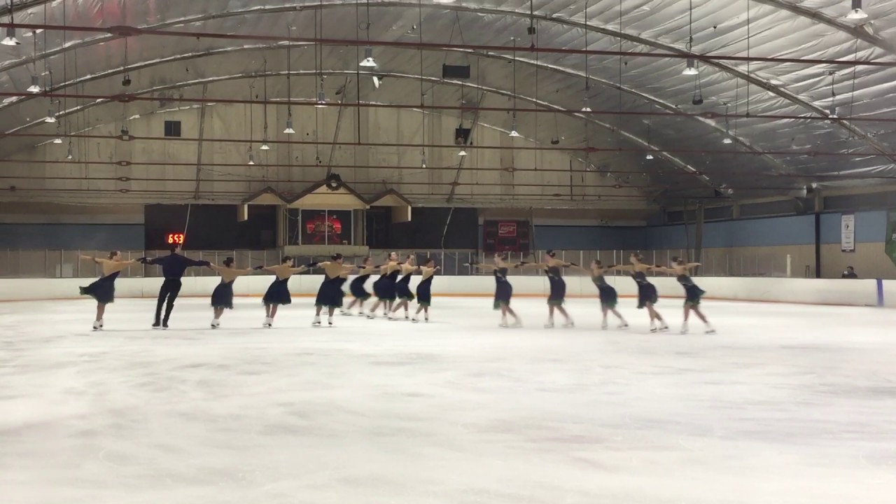 California Gold Synchro Senior Team | Skatefest 2017 - YouTube