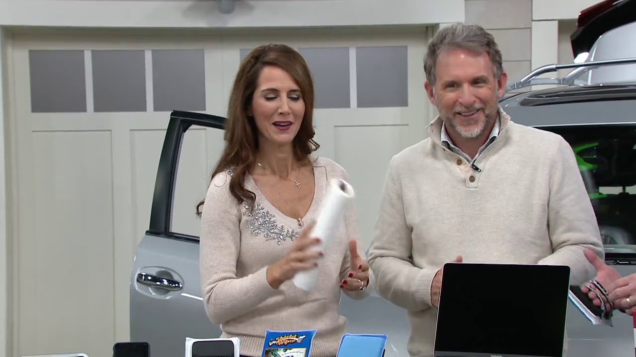 InShield Wiper Set of 2 Inside The Windshield Wiper & More on QVC - YouTube