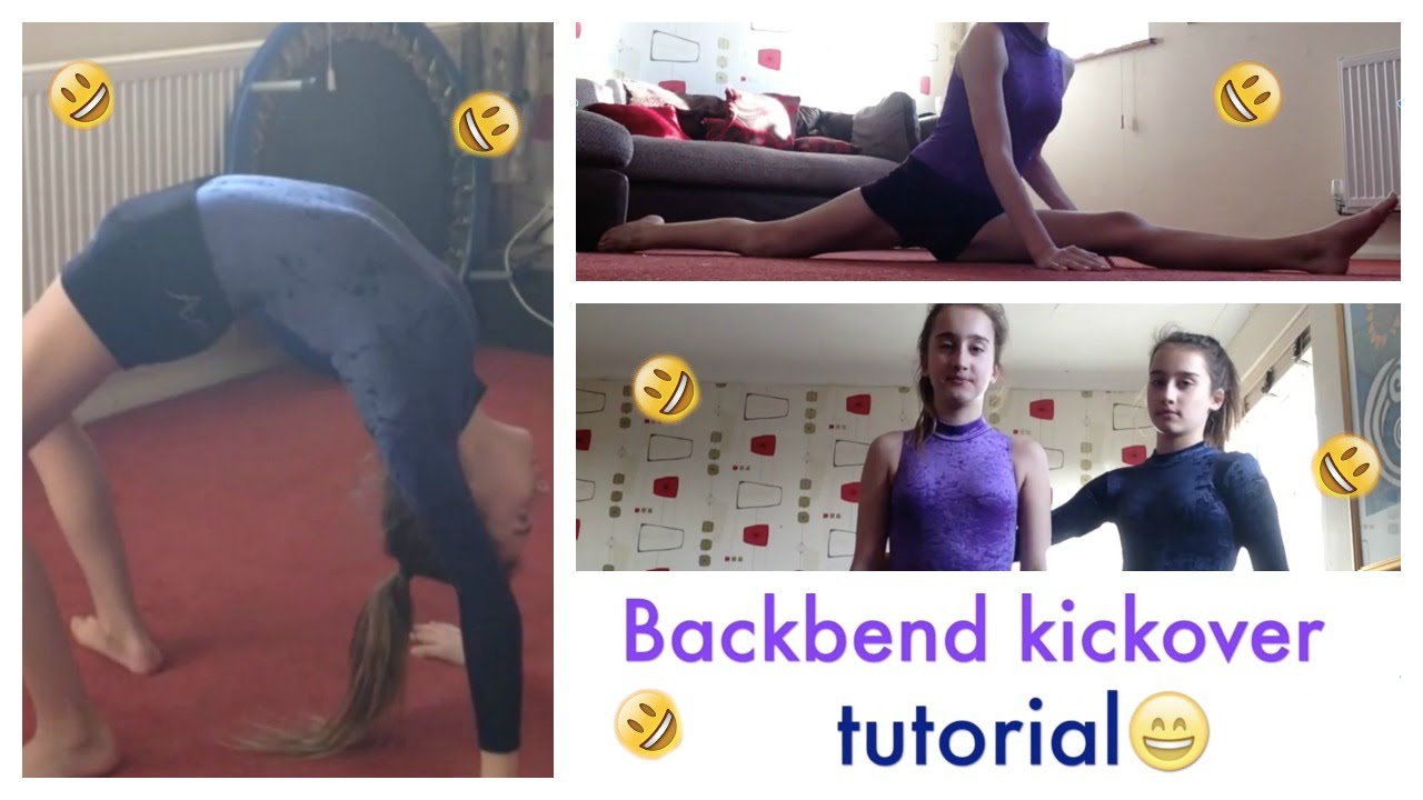 How to do a backbend kickover - 2FlexibleTwins - YouTube