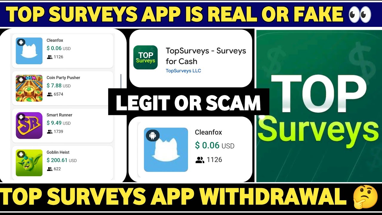 top surveys app review • top surveys app withdrawal • top surveys app ...