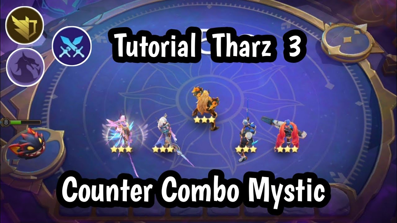 Tutorial Tharz 3 Counter Combo Mystic‼️ Robotik CC + Burst Damage Ling ...