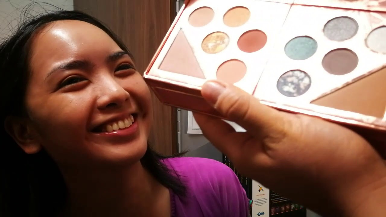 Makeup done by roomie - YouTube