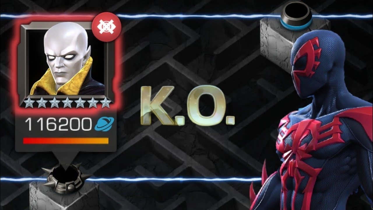 SPIDERMAN 2099 SOLOS NECROPOLIS VISION AARKUS (Pre bug fix) | MCOC ...