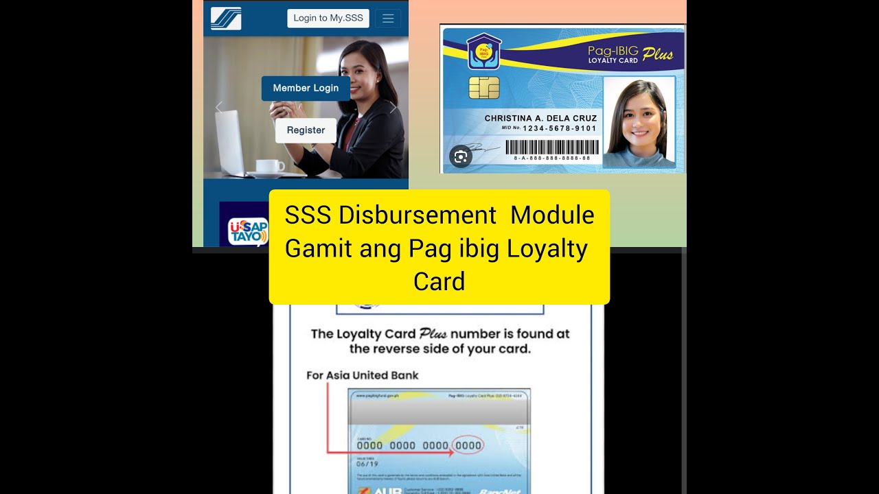 PAG IBIG LOYALTY CARD FOR SSS DISBURSEMENT ACCOUNT 2024 - YouTube