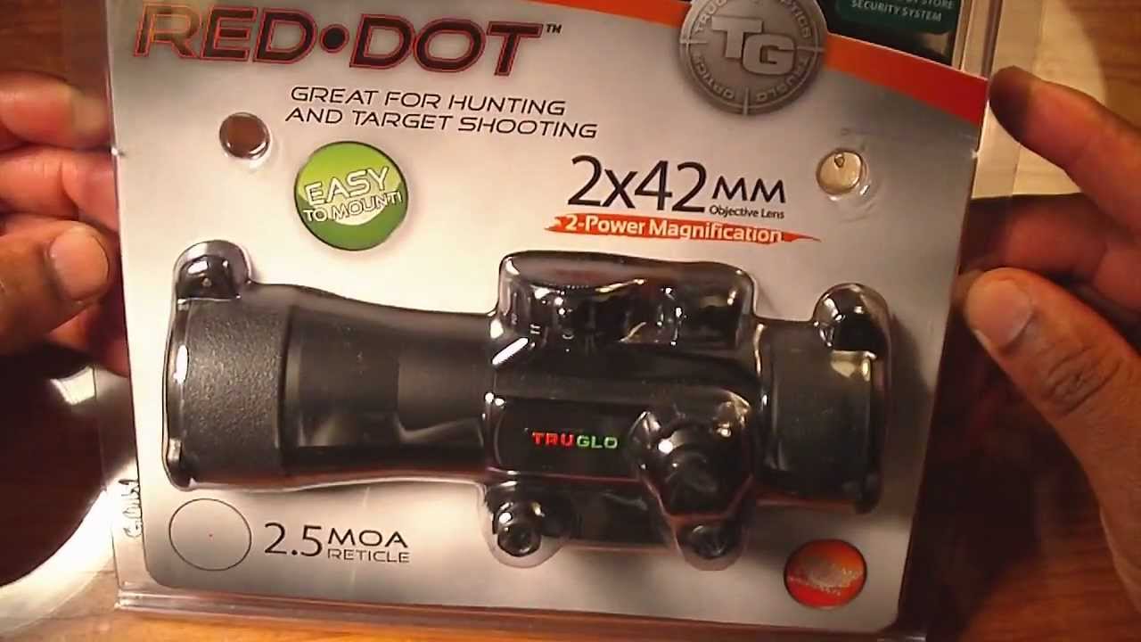 TruGlo 2x42 MM Red Dot Sight Unboxing - YouTube