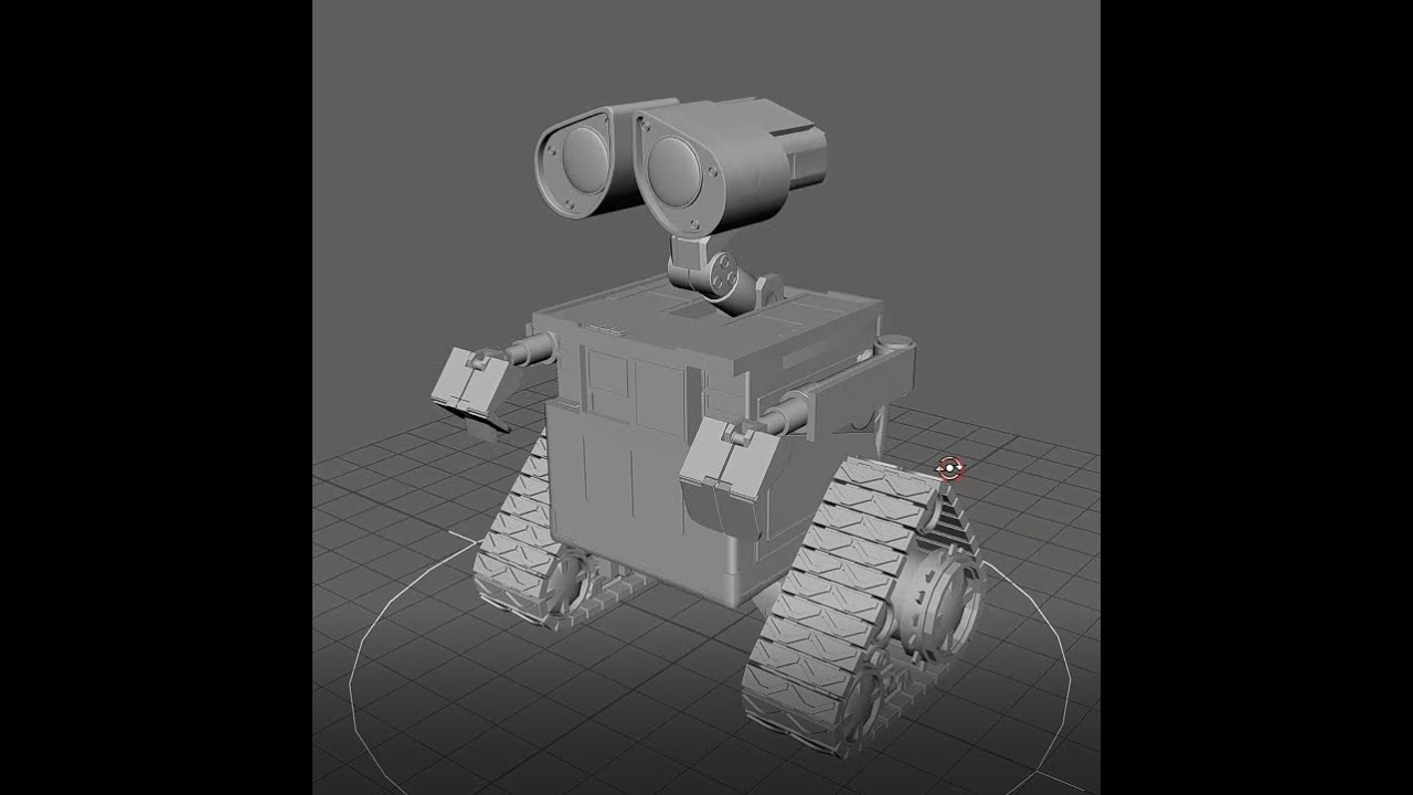 Wall E Rig Maya - YouTube