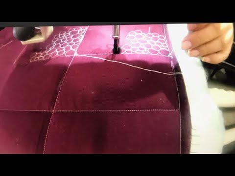 How to Free Motion Quilting a Pebble (Challenge 1 Longarm portion ...