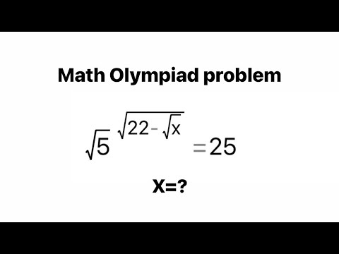 Math Olympiad question | find x - YouTube