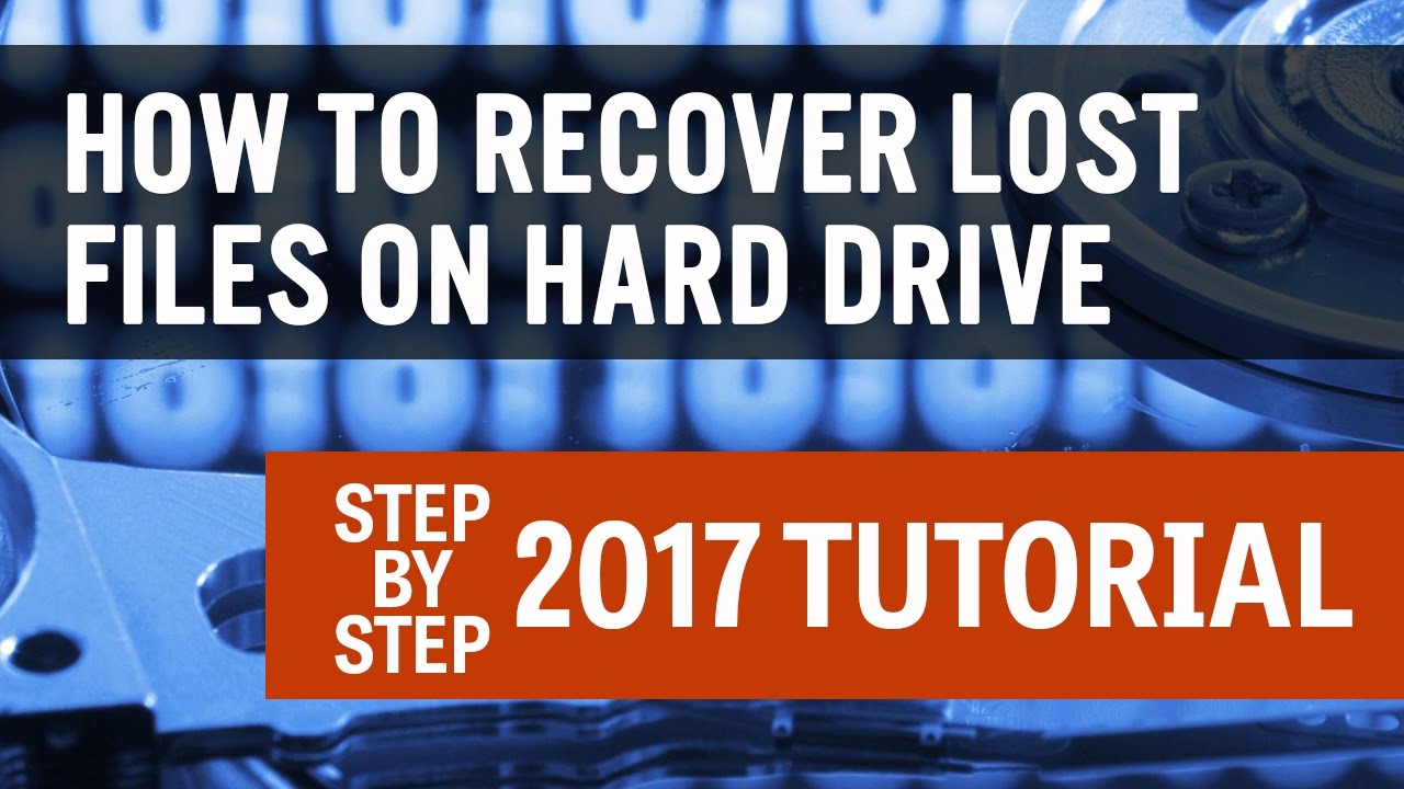 How To Recover Lost Files On Hard Drive - YouTube