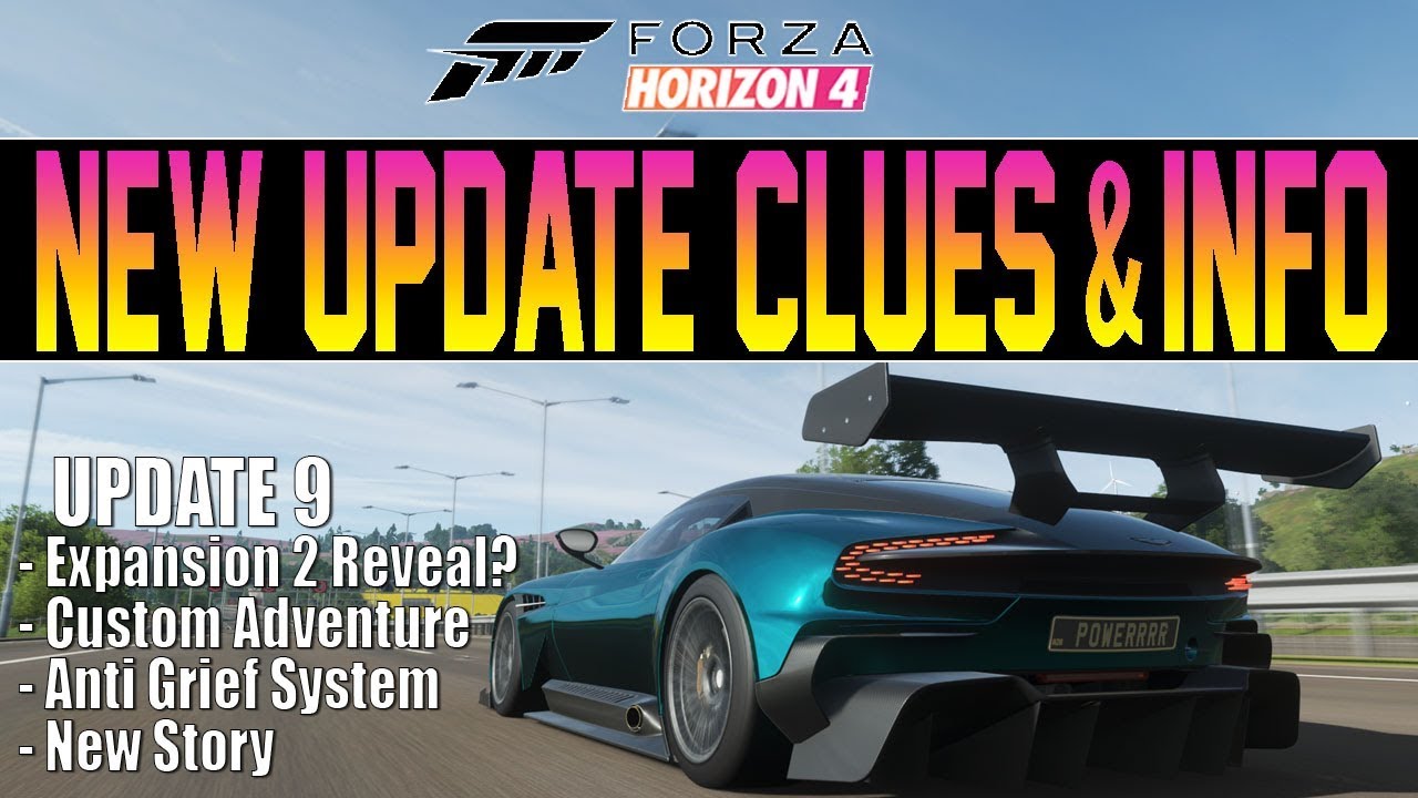 Forza Horizon 4 - NEW UPDATE Clues! - Expansion 2 Reveal, Anti-Ramming ...