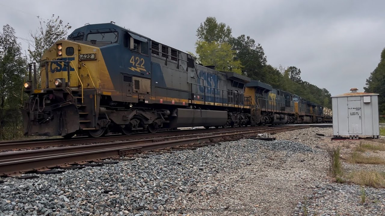 M491-30 Rocky Mount NC to Waycross GA train meet With PO90-30 Savannah ...