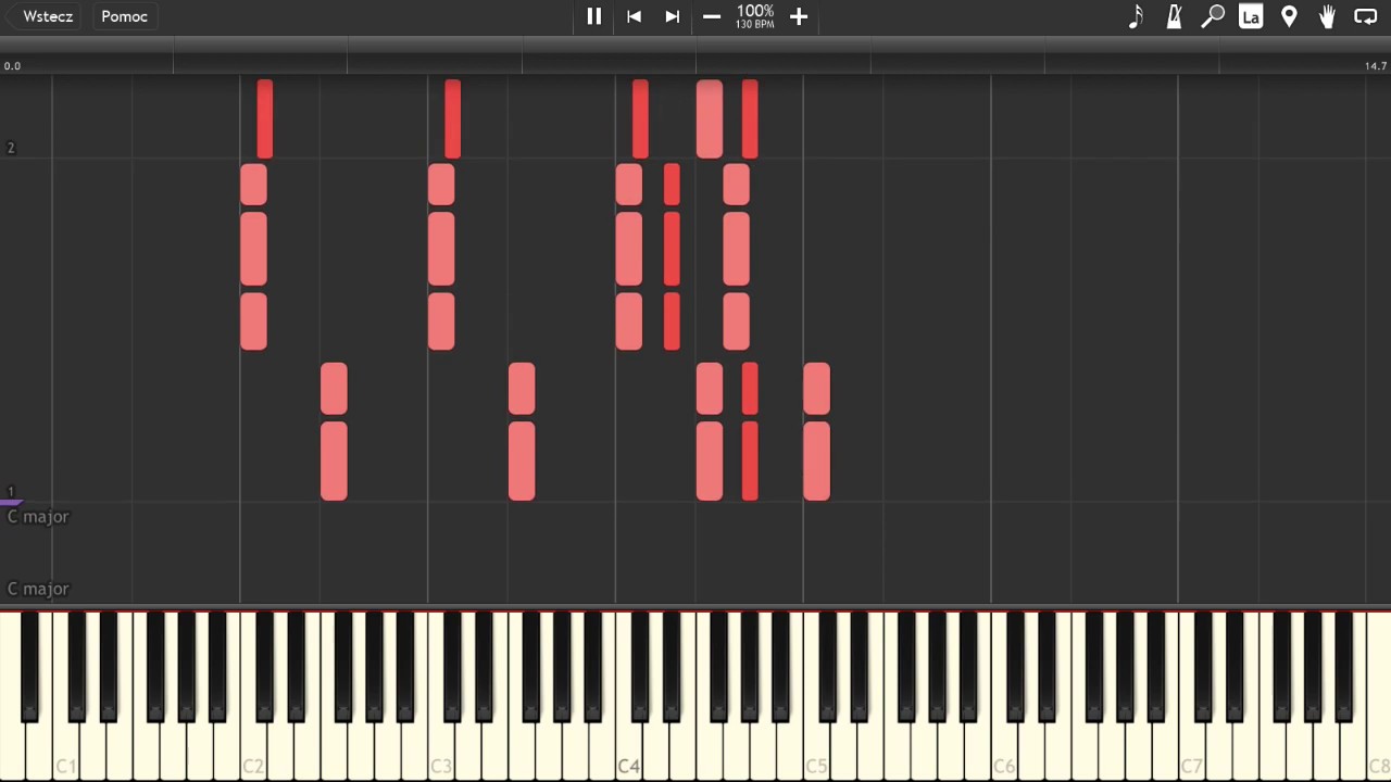 House Piano Loop - Simple Tutorial #1 [SYNTHESIA] - YouTube