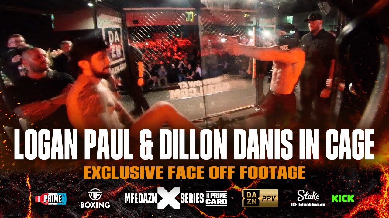 EXCLUSIVE CAGE FOOTAGE: Logan Paul and Dillon Danis final face off 😤 ...