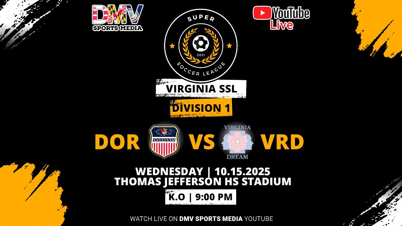 *LIVE* SSL VA D1: Virginia Dream vs Doradus FC - YouTube