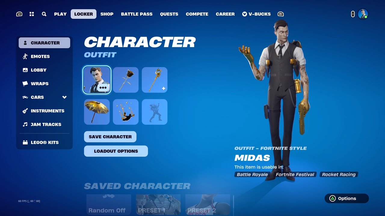 (PS5) Fortnite Midas Gameplay (No Commentary) - YouTube