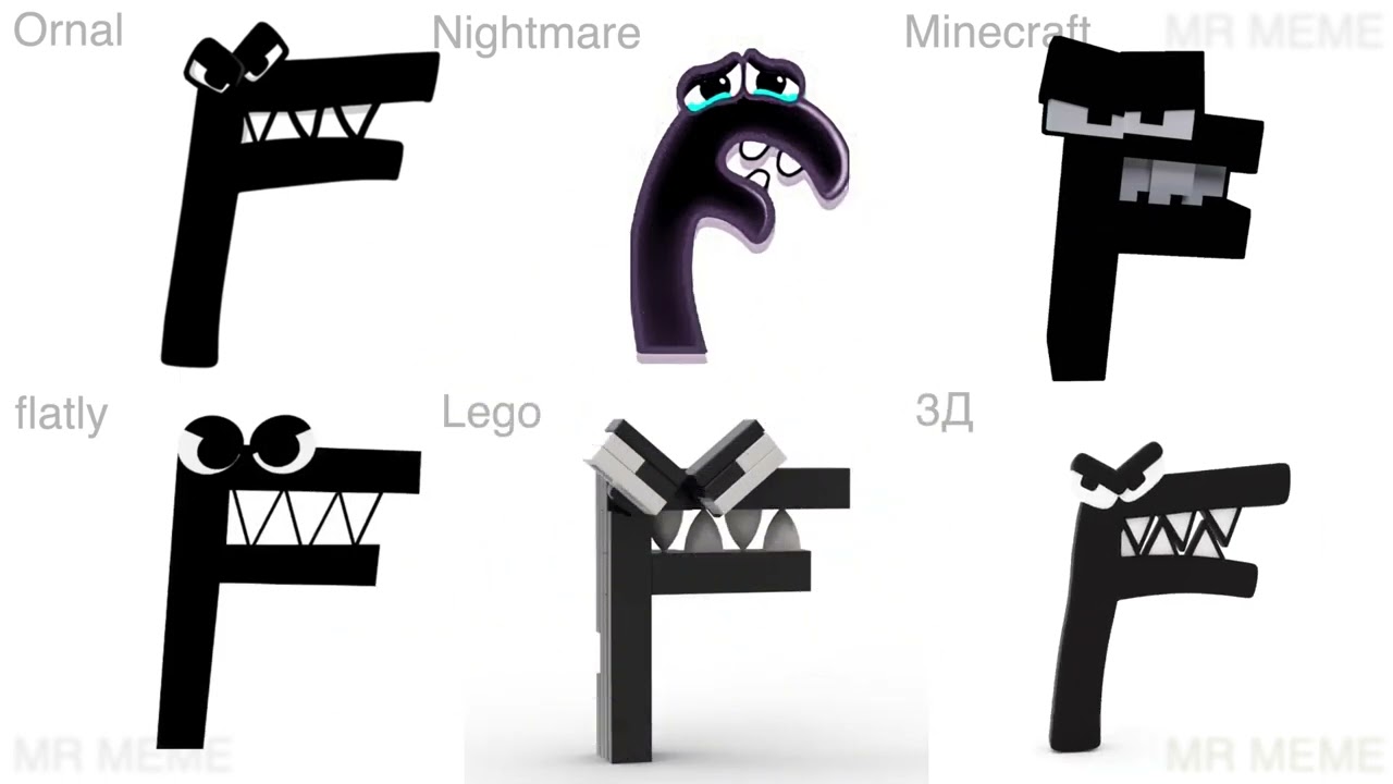 Alphabet Lore But "F" Is ALL Different Versions ( Full Version ) - YouTube