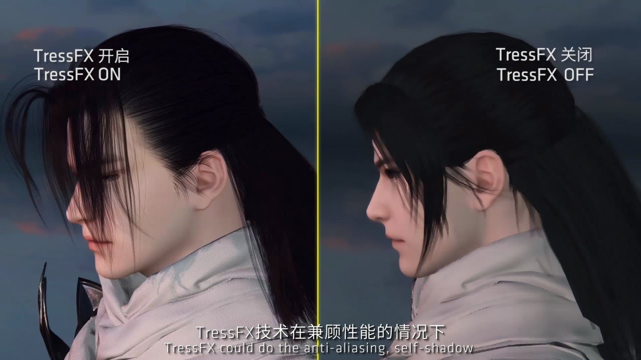 Working with NetEase to implement AMD TressFX - YouTube