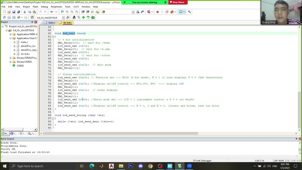 Giao tiếp STM32 I2C part 2 - YouTube