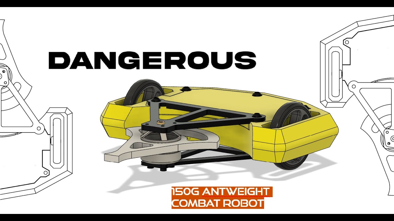 I Built an Antweight Combat Robot - Y&D Mk1 - YouTube