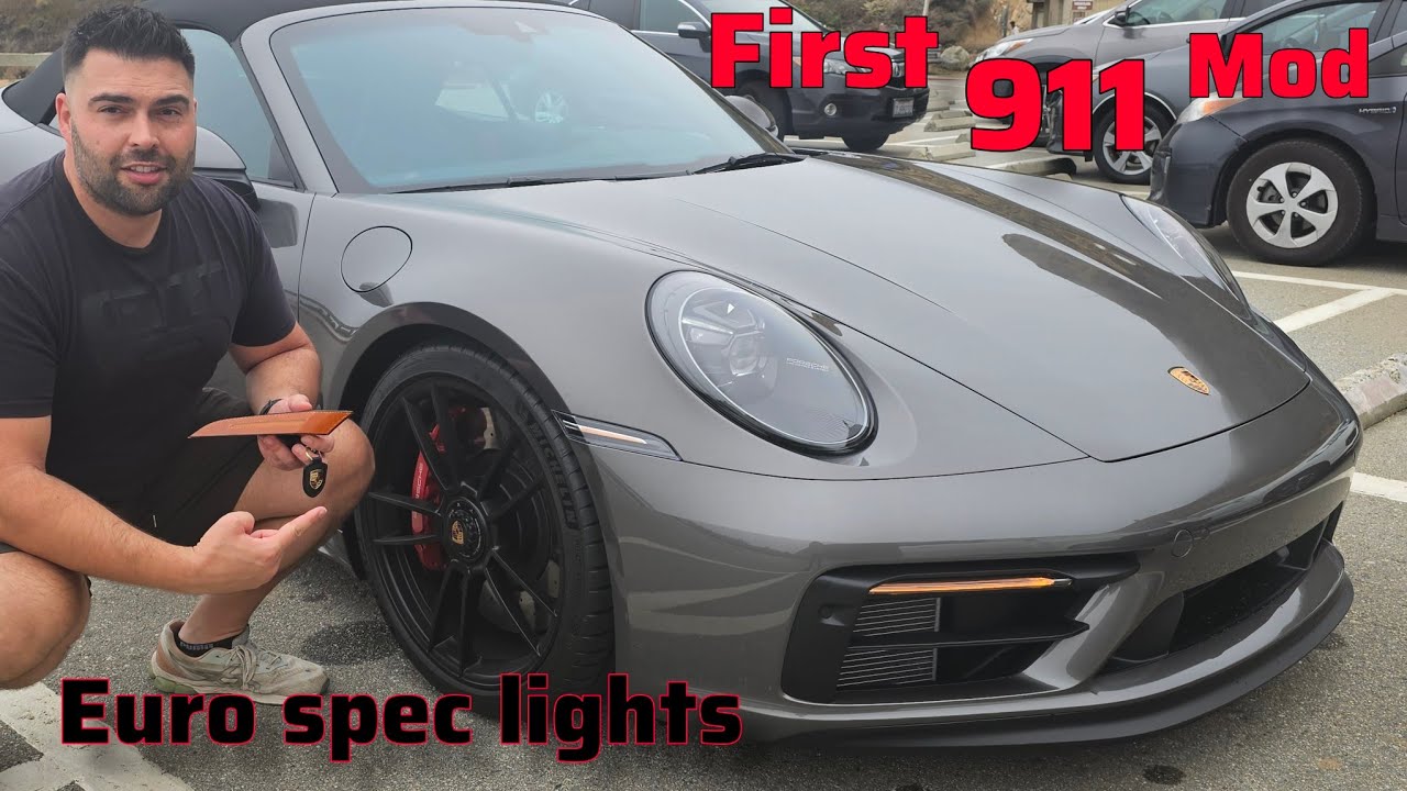First mods on my 2024 911. Side marker replacement on 992 is a must ...