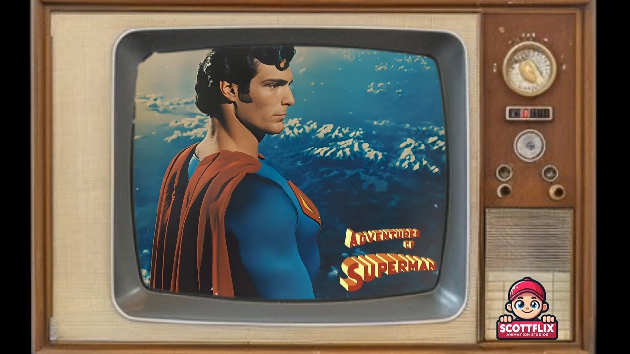 Adventures Of Superman Super Panavision 70 Retro TV Spot Starring ...