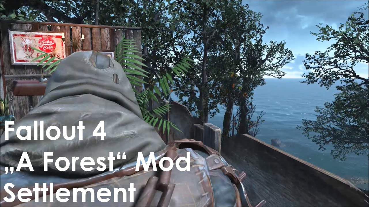 Fallout 4 "A Forest" Mod — Settlement - YouTube