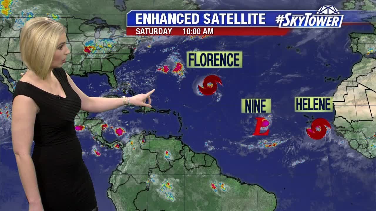 Florence update & tropical weather forecast: September 8, 2018 - YouTube