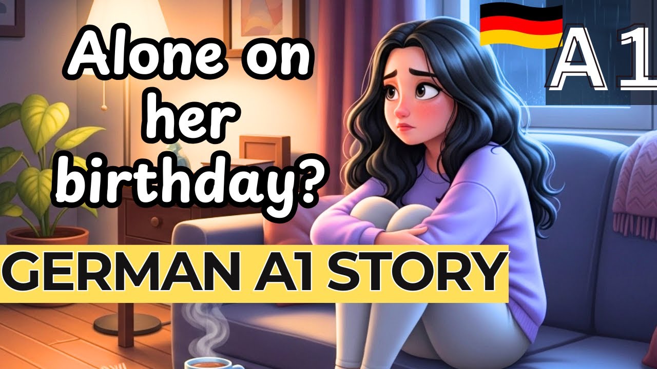 Learn German: A1 Story – Birthday Surprise 🎉 | Easy German Listening ...