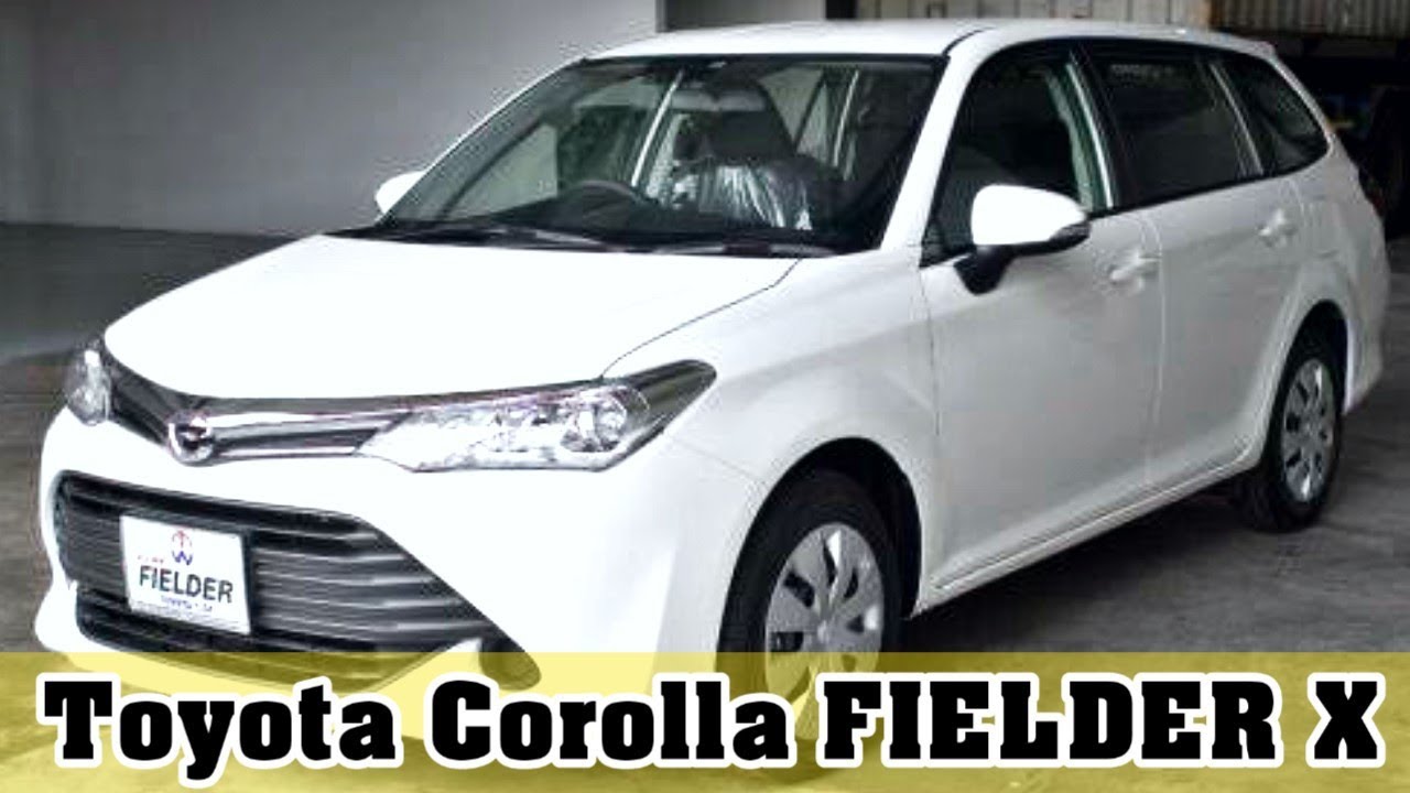 Toyota Corolla FIELDER X Colour White Model 2014 Short Review - YouTube