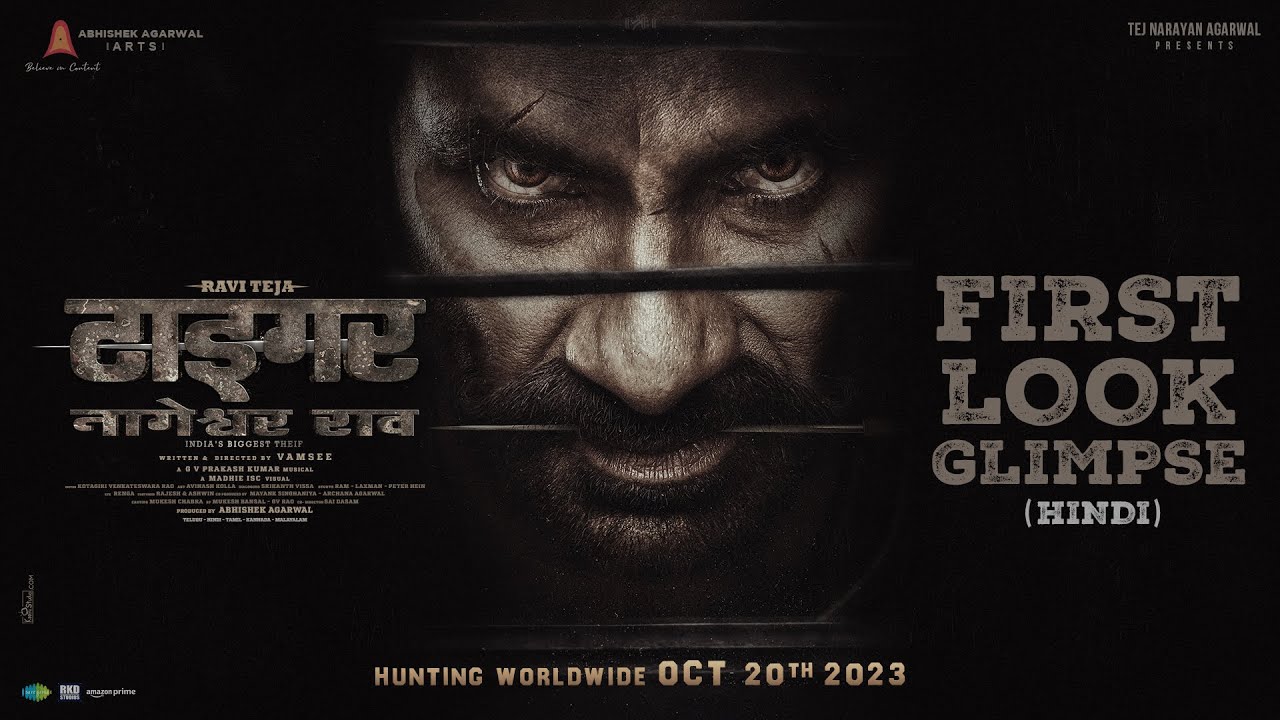 Tiger Nageswara Rao First Look (Hindi) | Ravi Teja | John Abraham ...