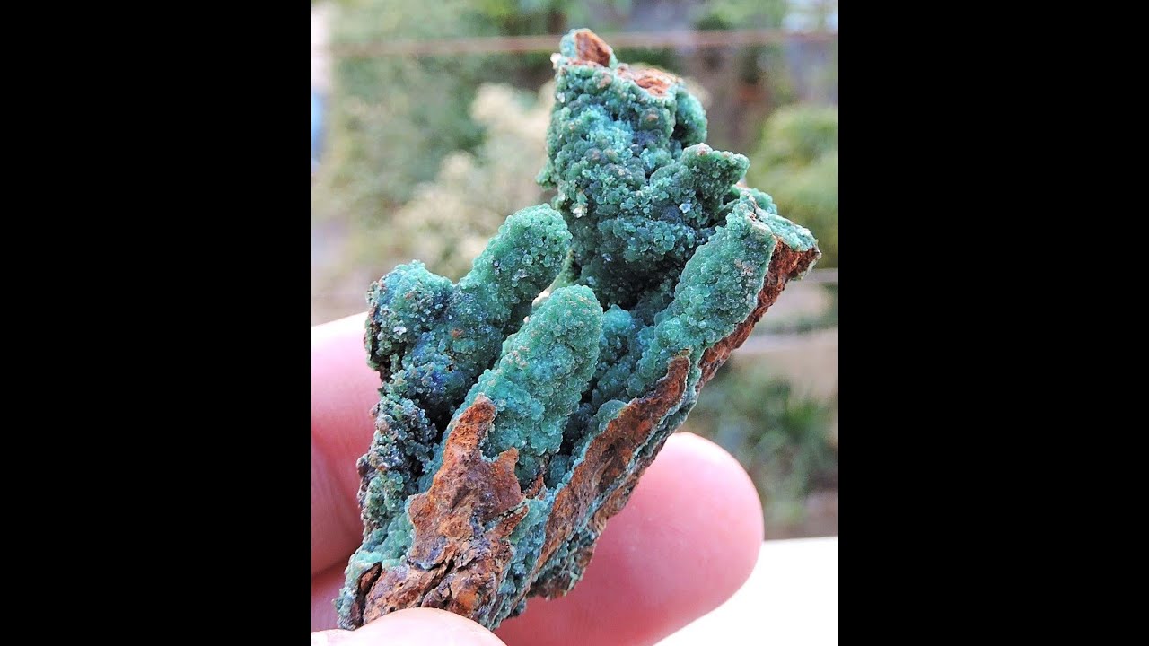 Adamite mineral specimen from the Lavrion mines in Greece. - YouTube
