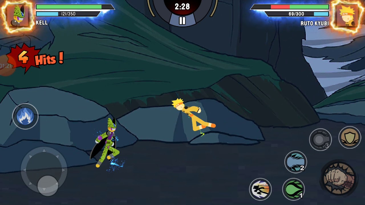 Dragon part 157 : Cell vs Naruto - YouTube