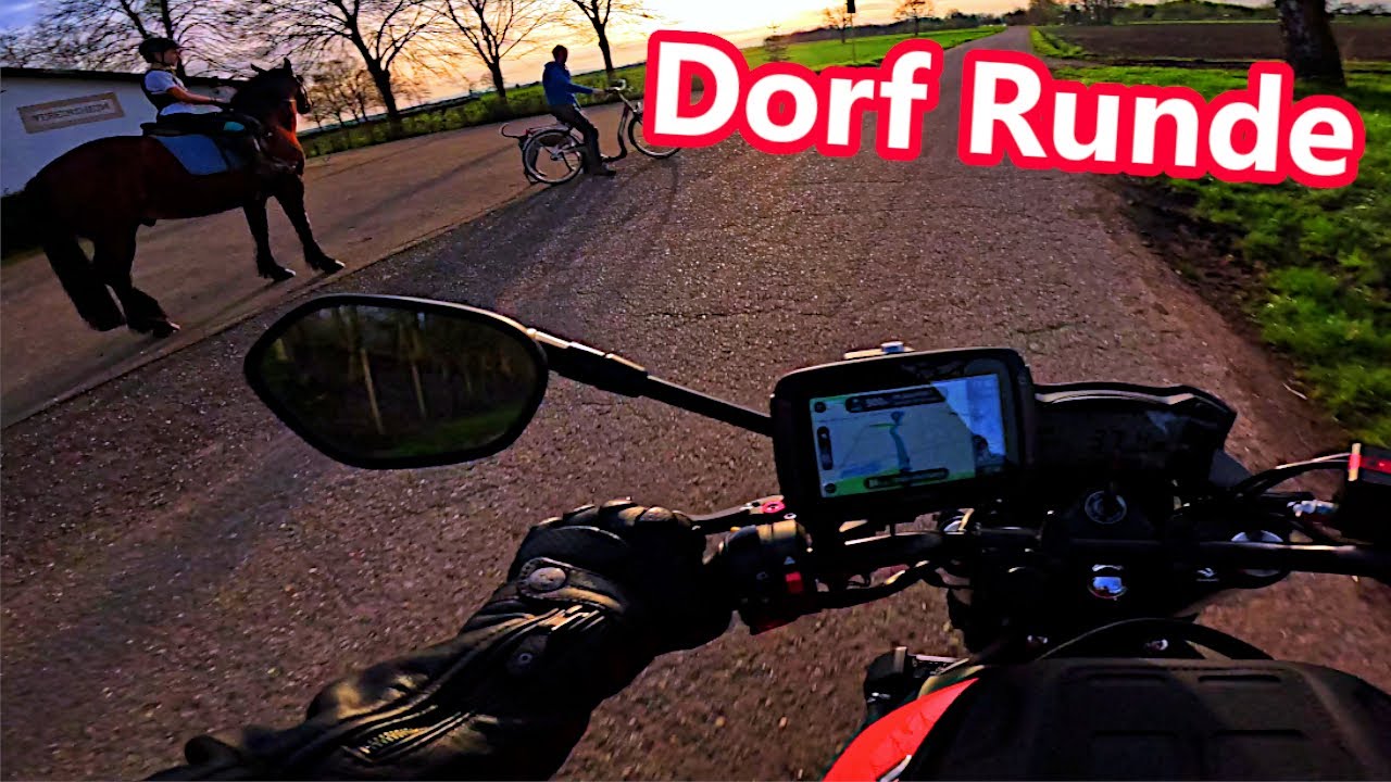 Kleine Abendrunde mit dem TomTom Rider 550 / Suzuki SV650 V-Twin - YouTube