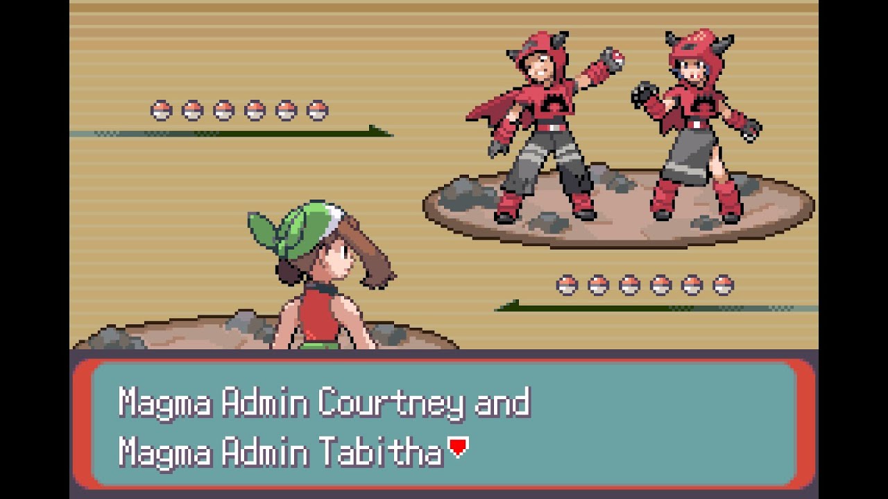 Pokemon Elite Redux • Magma Admin Courtney & Tabitha - Magma Hideout [Elite Mode] - YouTube