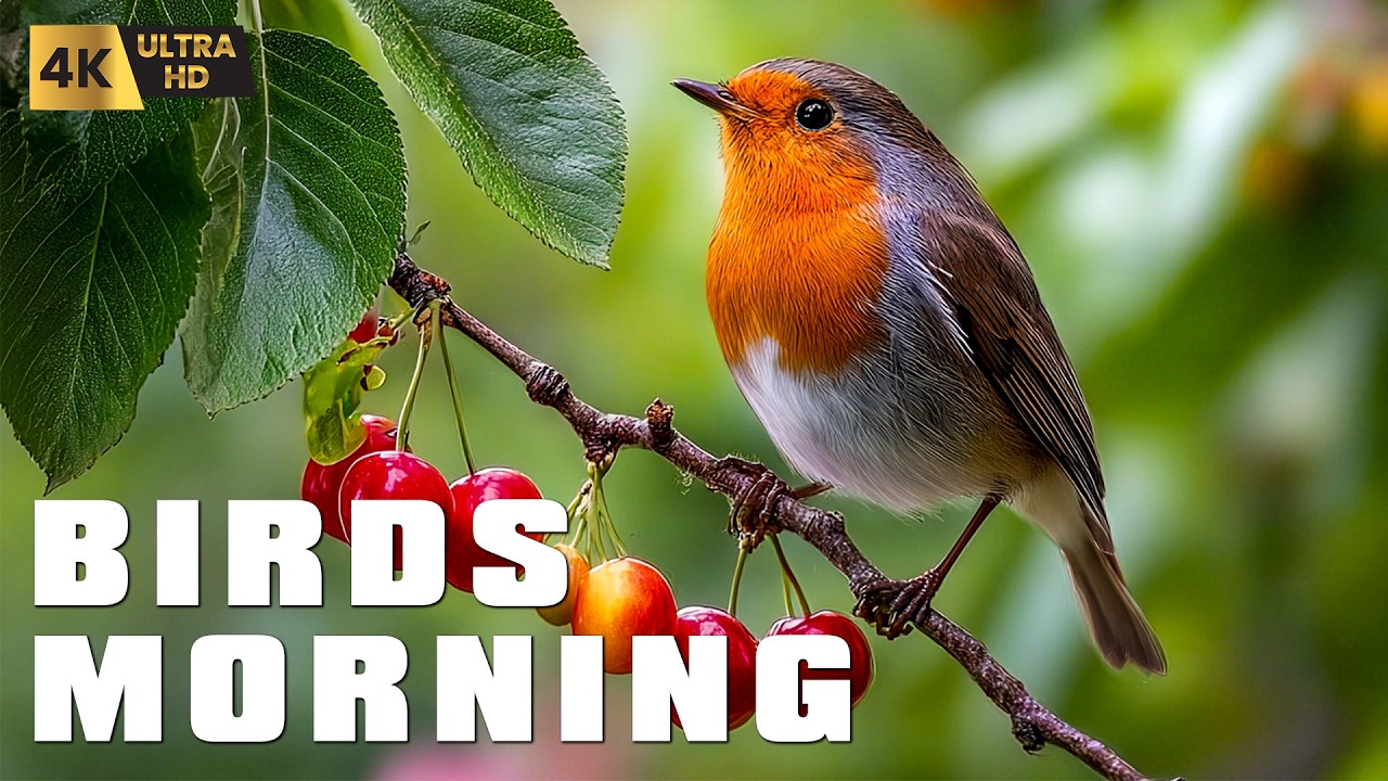 8 Hours of Soothing Bird Sounds for Relaxation 🌿 Calm Birds Chirping ...