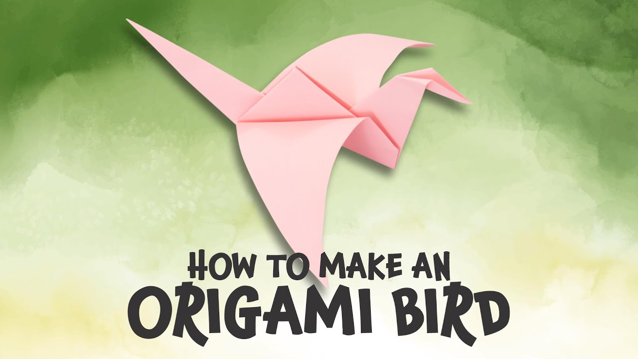 Origami Flappy Bird - Craft for Kids - YouTube