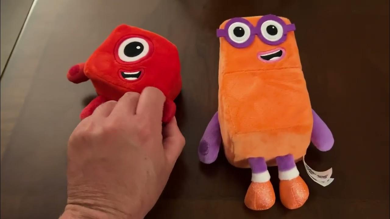 hand2mind Numberblocks One and Two Playful Pals, Small Plush Figure ...