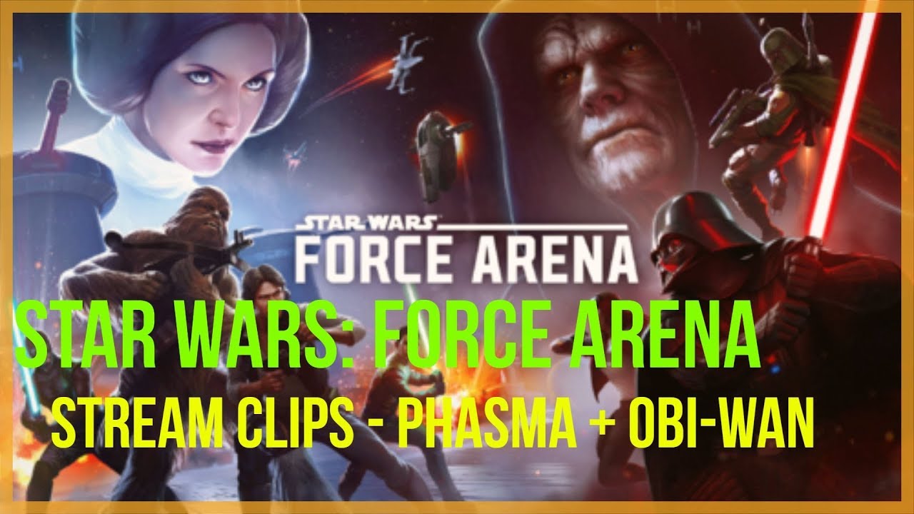 Star Wars: Force Arena - Captain Phasma + Obi-Wan (Stream Highlights ...