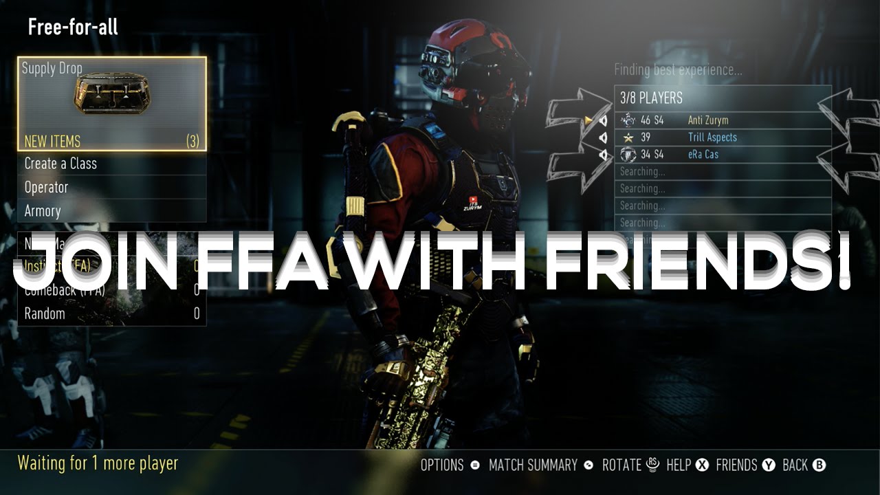 How to Join FFA With Your Friends on Advanced Warfare! - YouTube