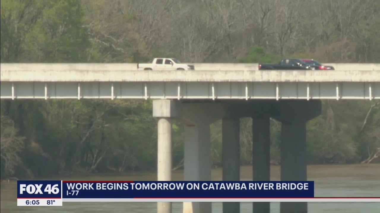 Anticipation building for start of I-77 bridge reconstruction above ...