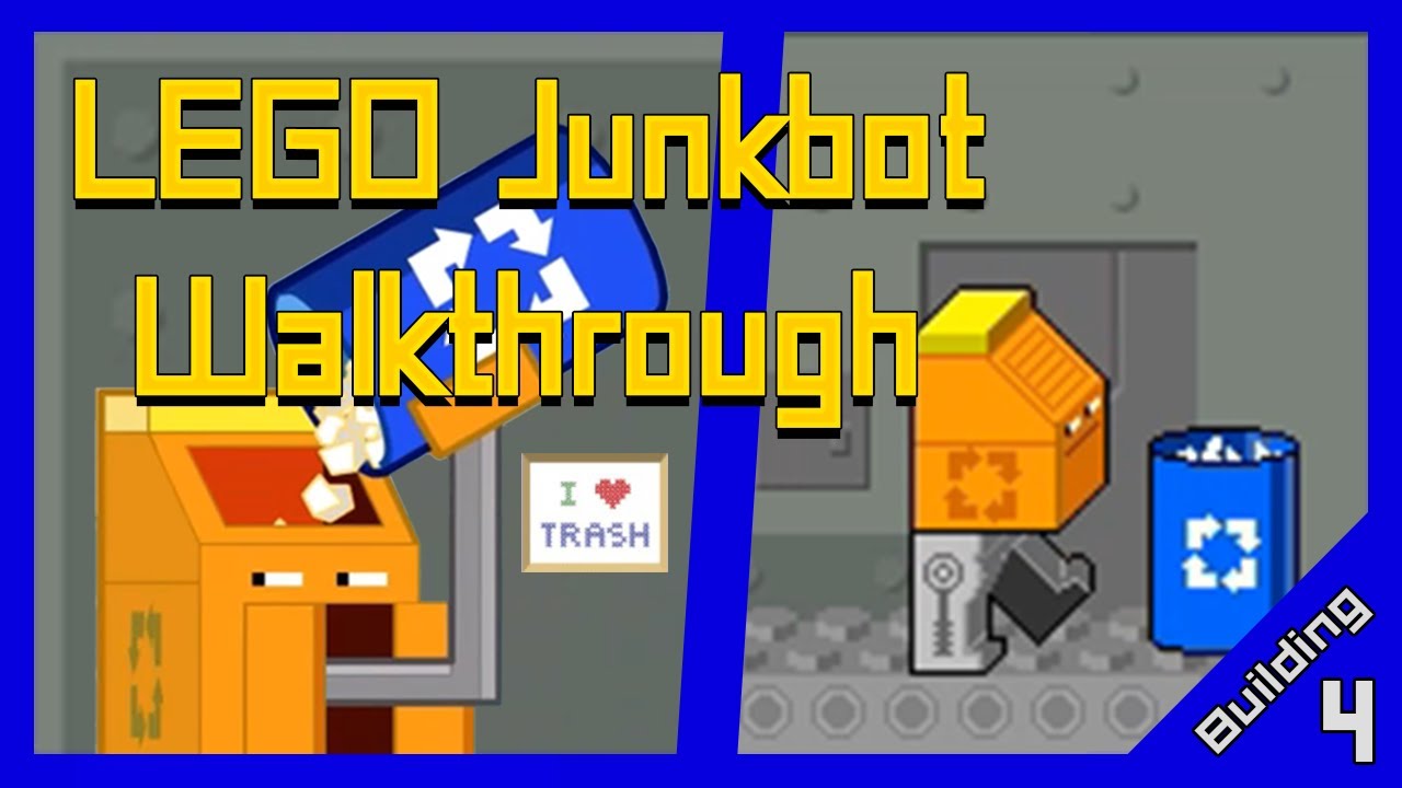 Lego Junkbot Gameplay/Walkthrough: [Building 4] Gold Awards - YouTube