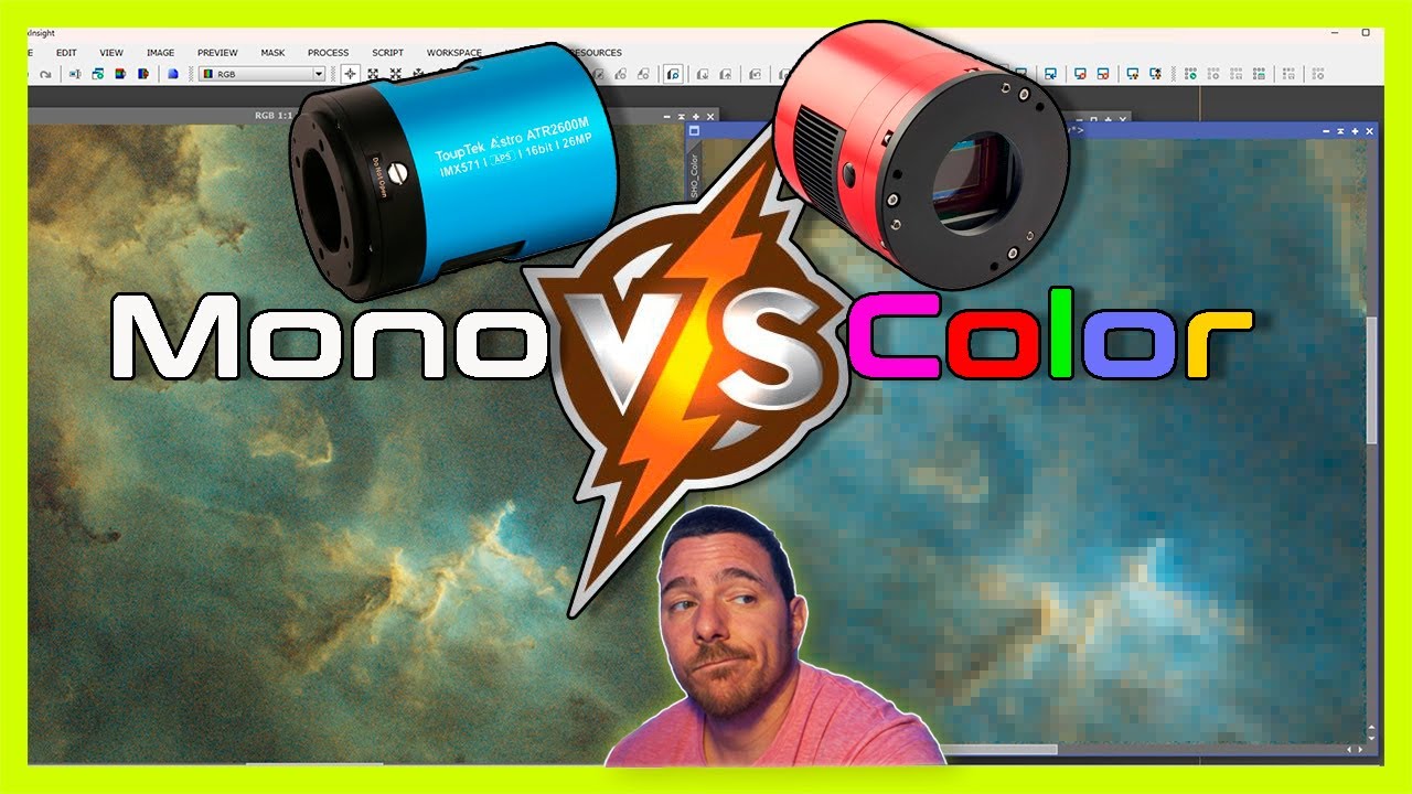 👉Cámara MONO VS COLOR | La prueba definitiva en astrofotografía | 🔭 ...