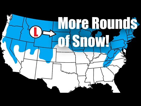 Multiple Rounds of Snow Becoming Possible... - YouTube