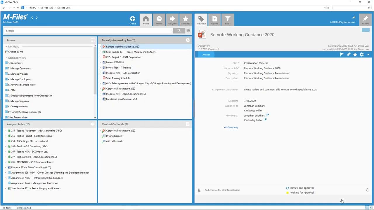 M-Files - Workflows in M-Files : The Workflow feature enables ...