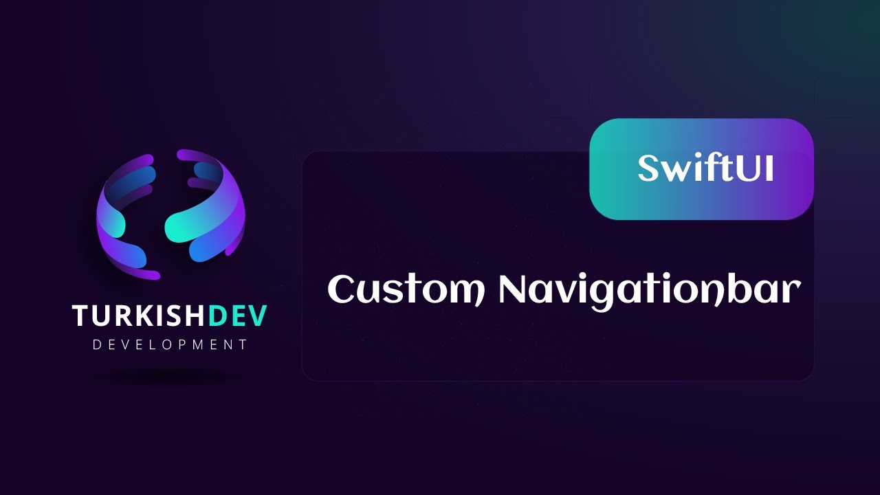 Swiftui Customize Navigationbar Youtube