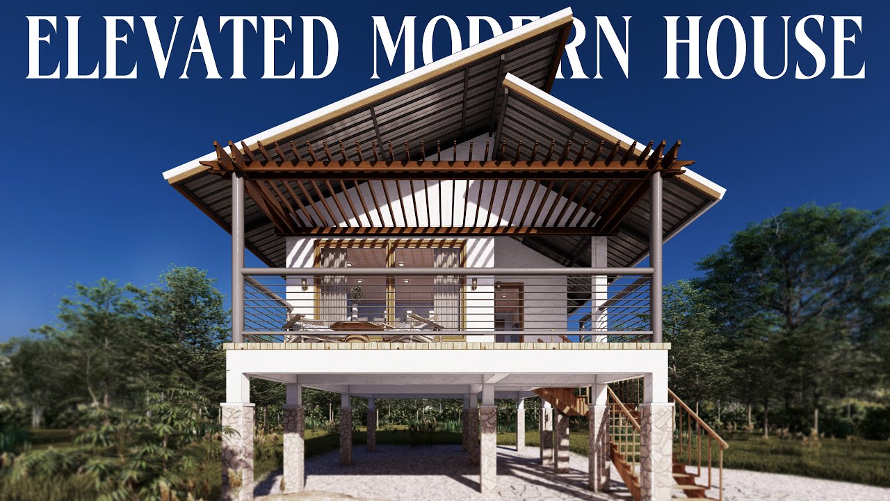 Tropical Modern Rest House | 54 SQM. | 1 Bedroom | Small Elevated ...